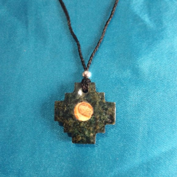 Jewelry | Peruvian Necklace Carved In Inca Chakana Natural Stone | Poshmark